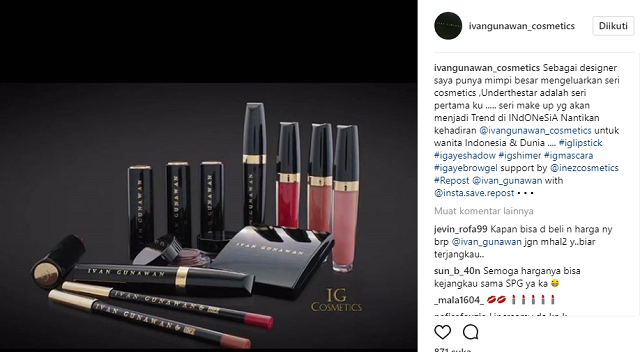 Female Daily Editorial - Ivan Gunawan Cosmetics yang Bikin Penasaran